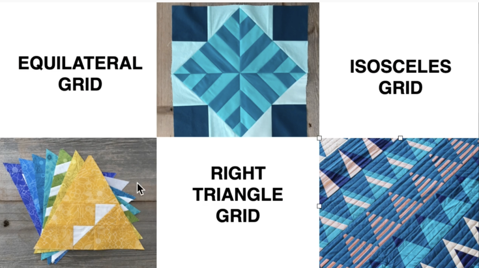 Designing Quilt Patterns with Modern Triangles - Bryan House Quilts