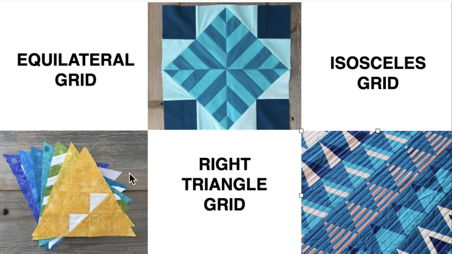Designing Quilt Patterns with Modern Triangles - Bryan House Quilts